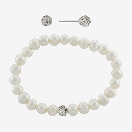Click here for Silver Treasures Cultured Freshwater Pearl Womens... prices