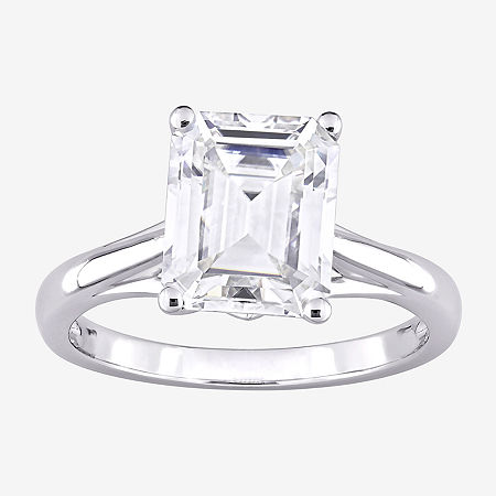 Click here for Womens Lab Created White Moissanite 10K White Gold... prices