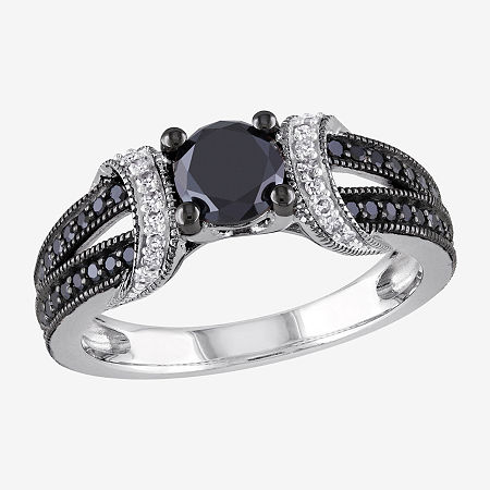 Click here for Midnight Black Womens 1 CT. T.W. Natural Black Dia... prices
