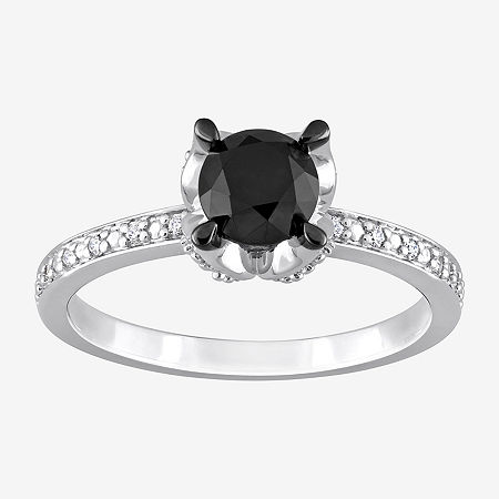 Click here for Midnight Black Womens 1 CT. T.W. Natural Black Dia... prices
