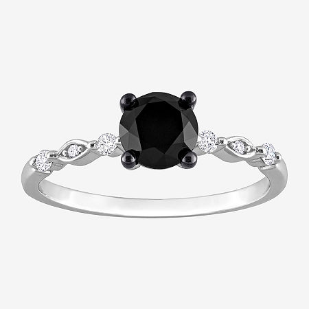Click here for Midnight Black Womens 1 1/10 CT. T.W. Natural Blac... prices