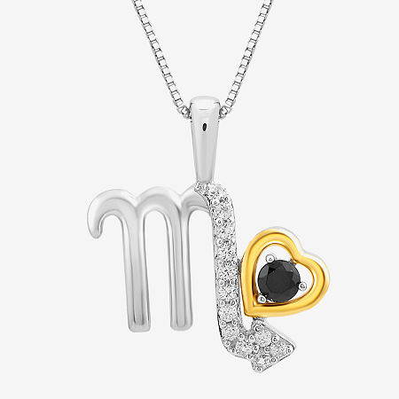 Click here for Womens Gemstone Zodiac Pendant Necklace in Sterlin... prices