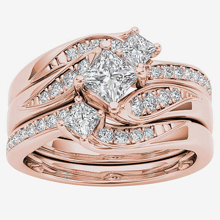 Click here for Womens 1 CT.T.W. Natural Diamond 10K Rose Gold Bri... prices