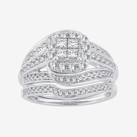 Click here for Womens 1 CT. T.W. Natural White Diamond 10K White... prices