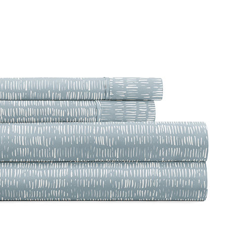 ienjoy Home Soft Lines 4-p.c. Sheet Set  California King - Sky Blue