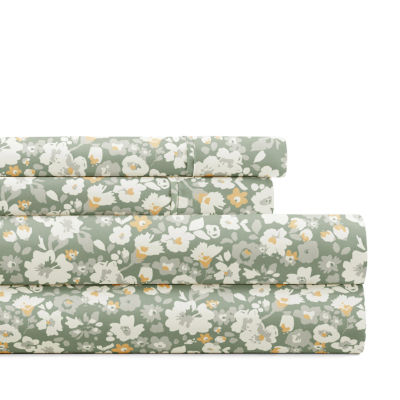 Casual Comfort Floral Dream Patterned Sheet Set - JCPenney