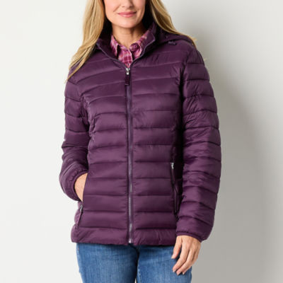 St. John's Bay Womens Midweight Puffer Jacket - JCPenney