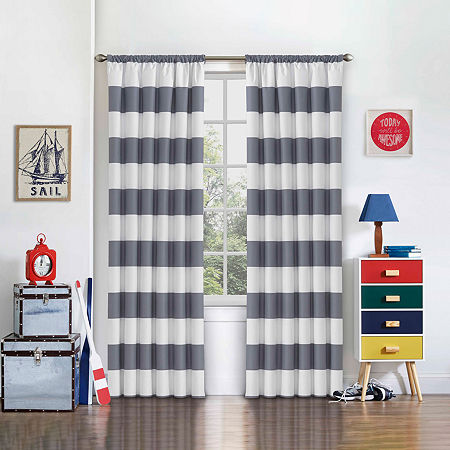 Click here for Eclipse Peabody Rod Pocket Blackout Single Curtain... prices