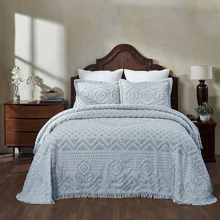 Click here for Better Trends Heirloom Bedspread Set  One Size  Bl... prices