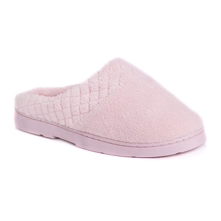 Click here for Muk Luks Womens Micro Chenille Clog Slippers  Larg... prices