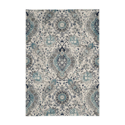 Safavieh Madison Collection Baldric Floral Area Rug, Color: Cream Lt ...