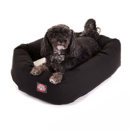 Click here for Majestic Pet Sherpa Bagel Pet Bed  One Size  Black prices