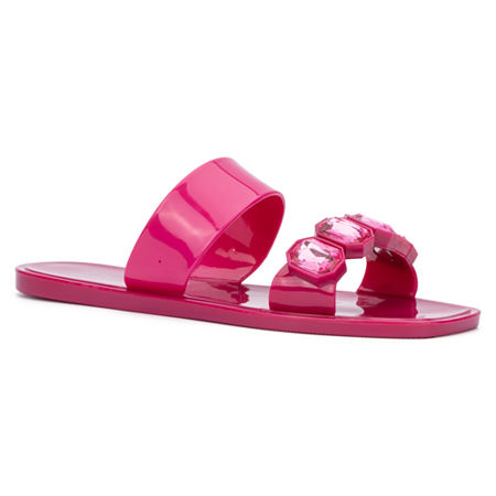 Womens New York & Company Chantalle Slide Sandals