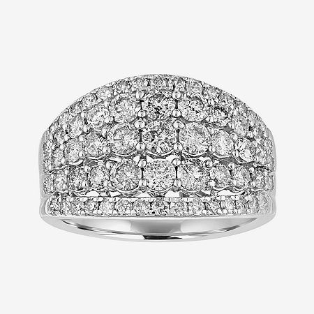 Click here for 2 CT.T.W. Natural Diamond 14K White Gold Ring  6... prices