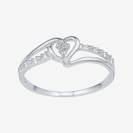 Click here for Womens Diamond Accent Natural Diamond 10K White Go... prices