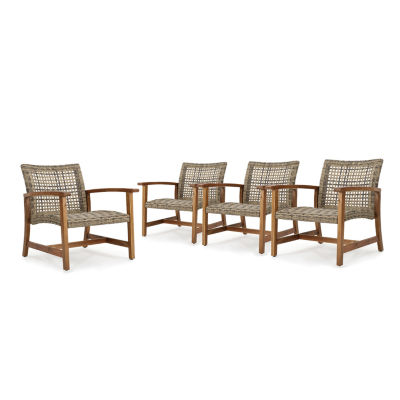 Hampton 4-pc. Conversation Set, Color: Natural Gray - JCPenney