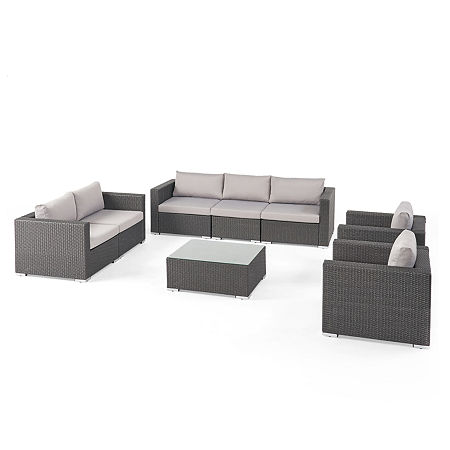 Click here for Santa 8-pc. Conversation Set  One Size  Gray prices