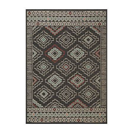 Click here for Lr Home Trixie 8x99 Outdoor Area Rug - Black prices