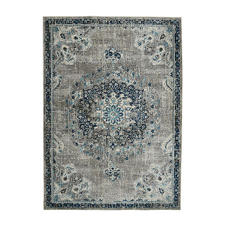 Click here for Amer Rugs Montana Nieves Medallion Loomed 31 X 96... prices
