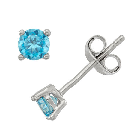 Click here for Lab Created Blue Cubic Zirconia Sterling Silver 4m... prices