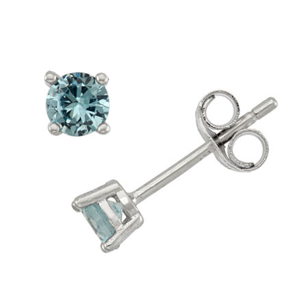 Click here for Lab Created Blue Cubic Zirconia Sterling Silver 4m... prices