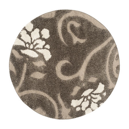 Click here for Safavieh Shag Collection Brock Floral Round Area R... prices