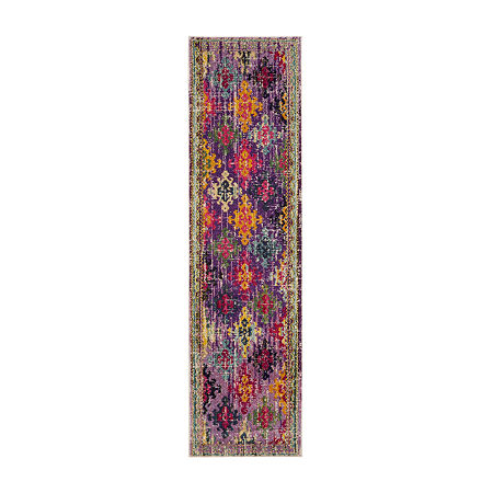 Click here for Safavieh Monaco Collection Flint Geometric RunnerR... prices