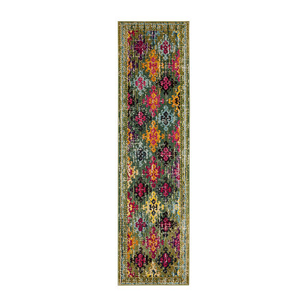 Click here for Safavieh Monaco Collection Flint Geometric RunnerR... prices