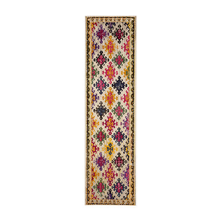 Click here for Safavieh Monaco Collection Flint Geometric RunnerR... prices
