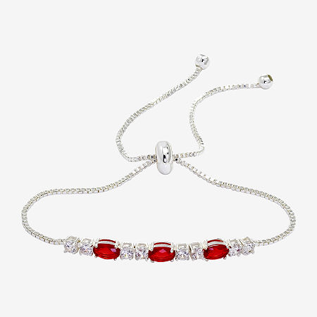 Click here for Sparkle Allure Birthstone Womens Red Cubic Zirconi... prices