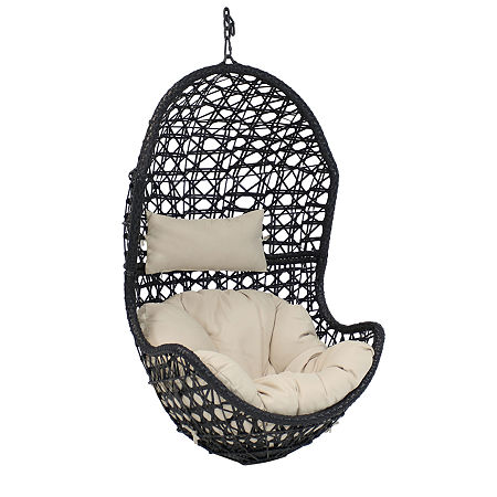 Click here for Contemporary Egg Chair  One Size  Brown prices
