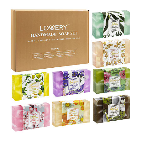 Click here for Lovery Handmade Soap Set - 8 Piece Variety Pack ($... prices