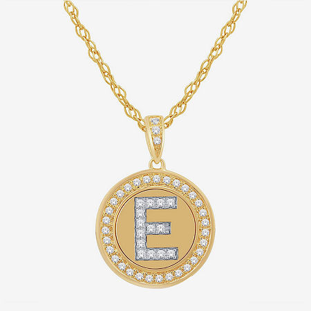 Click here for Diamond Initial Pendant Necklace in 10K Gold Gold... prices