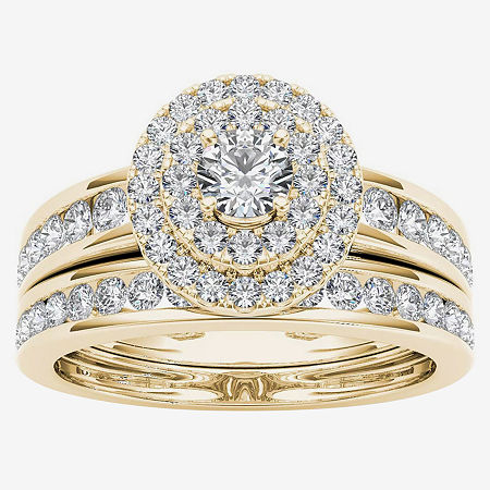 Click here for Womens 1 CT. T.W. Natural White Diamond 10K Gold O... prices