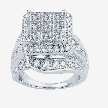 Click here for 5 CT.T.W. Natural Diamond 14K White Gold Engagemen... prices