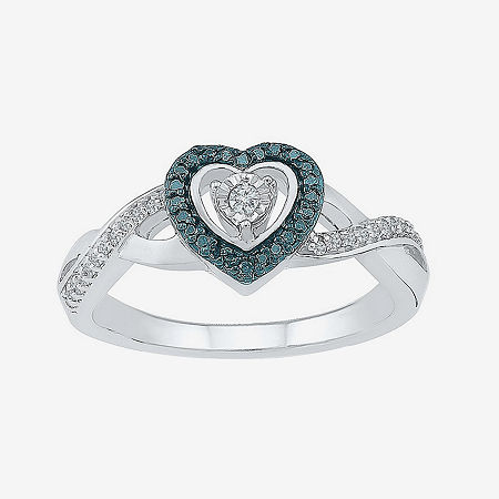 Click here for Promise My Love Womens 1/6 CT. T.W. Natural Blue D... prices