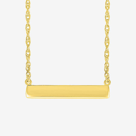 Click here for Womens 10K Gold 18 Inch Pendant Necklace  One Size prices