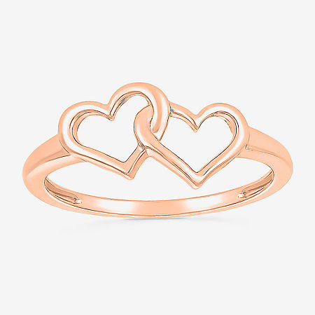 Click here for Womens 7.5MM 10K Rose Gold Heart Band  4 prices