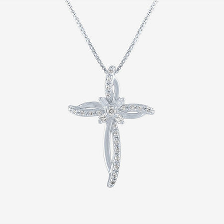 Click here for Womens 1/10 CT. T.W. Natural White Diamond Sterlin... prices