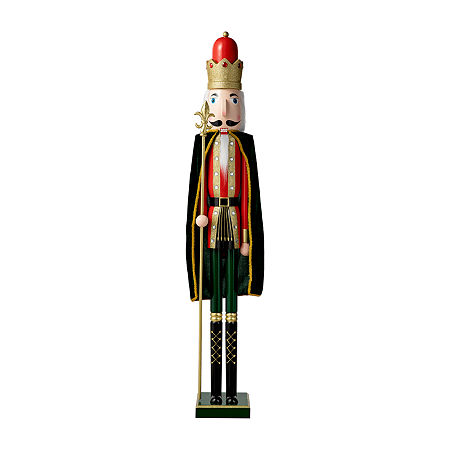 Click here for Glitzhome 3.5ft King Wooden Christmas Nutcracker... prices
