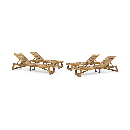 Click here for Maki Adjustable 4-pc. Lounge Chair  One Size  Brow... prices