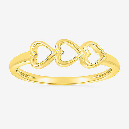 Click here for Womens 4.5MM 10K Gold Heart Band  8 prices