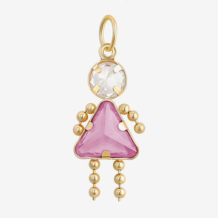 Click here for 10K Gold June Birthstone Babies Girl Charm  One Si... prices
