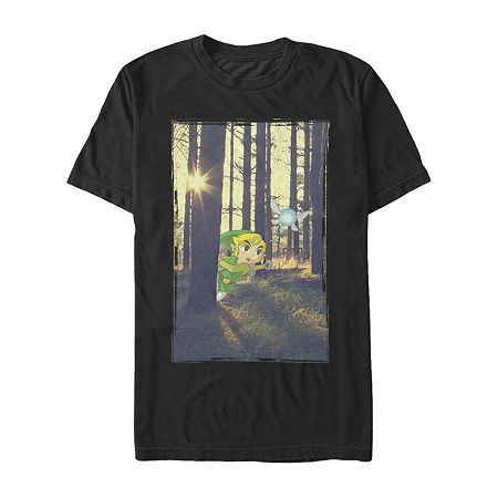 Click here for Mens Short Sleeve Legend of Zelda Graphic T-Shirt... prices