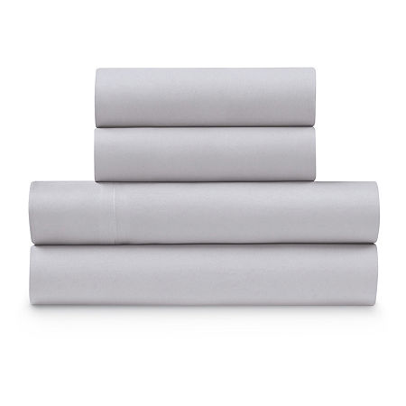 Ella Jayne Cozy Touch Triple Brushed Microfiber 4-Pc. Sheet Set  California King - Silver