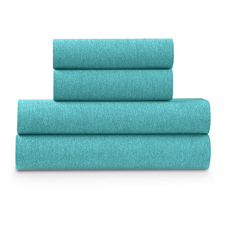 Click here for Ella Jayne Soft Heather Jersey Knit 4-Pc. Sheet Se... prices