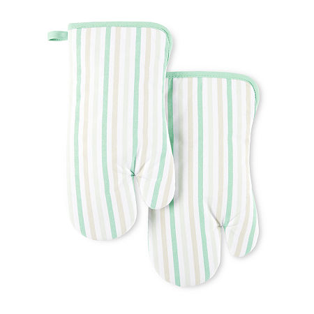 Click here for Martha Stewart Daisy Stripe 2-pc. Oven Mitt Set  O... prices