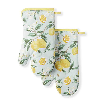 Click here for Martha Stewart Lemon Whimsy 2-pc. Oven Mitt Set  O... prices