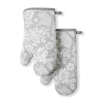 Click here for Martha Stewart Floral Vine 2-pc. Oven Mitt Set  On... prices