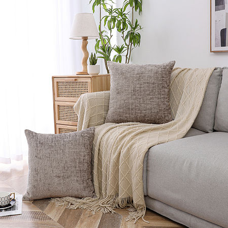 Click here for Regal Home Cora Square Throw Pillow  One Size  Bro... prices